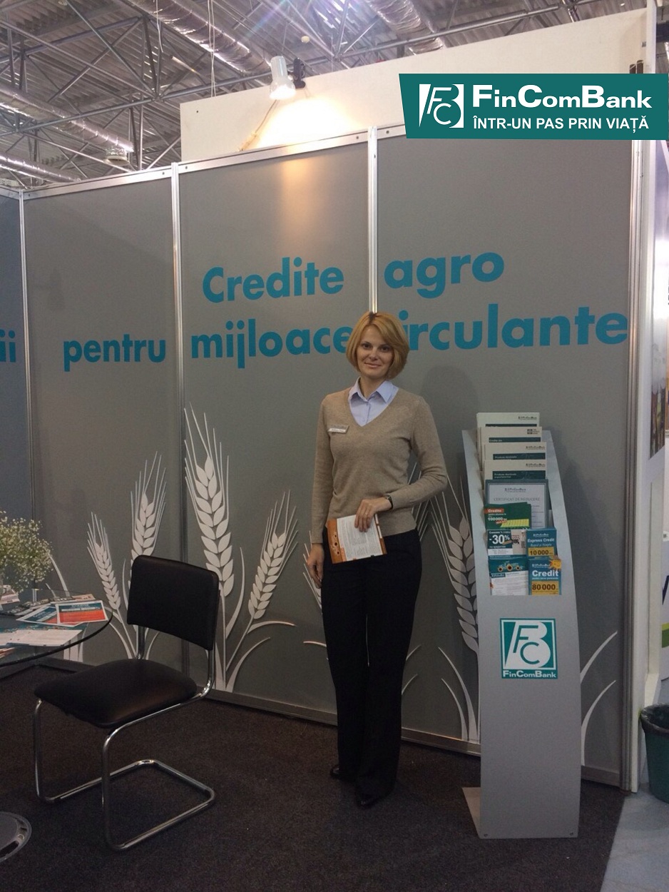 (foto) FinComBank susţine antreprenorii şi participă cu oferte speciale la Moldagrotech – Bancamea